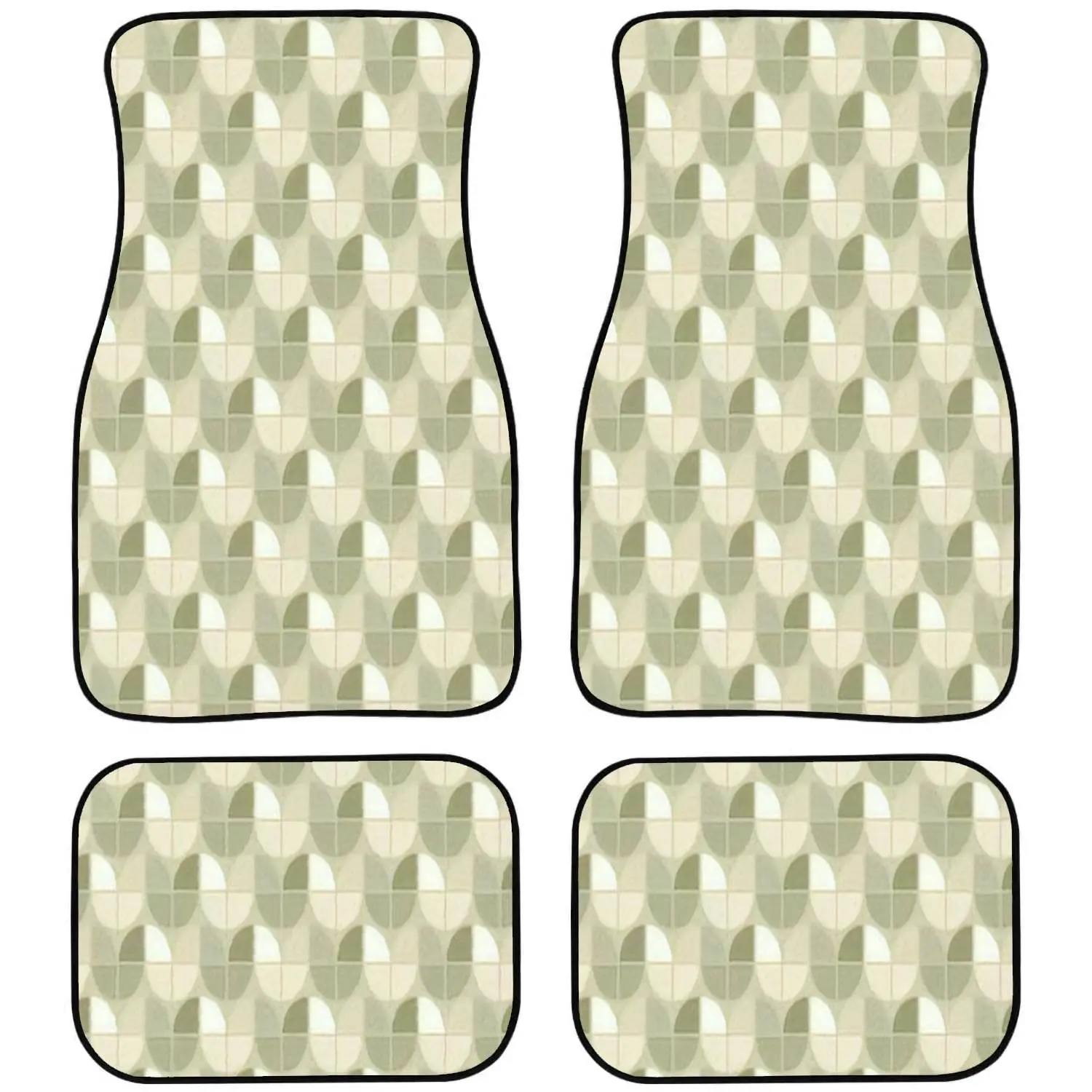 Car Floor Mats - Mid Century Geometric Seamless Abstract Retro 60s 70s ...