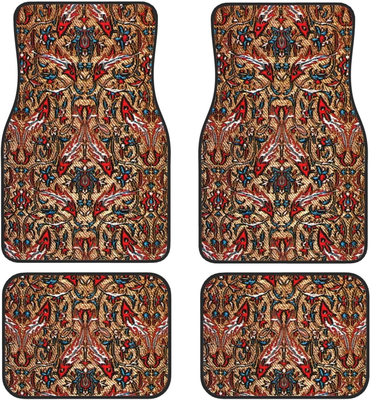 Car Floor Mats Set of 4,Antique Oriental Turkish Persian Carpet Front ...
