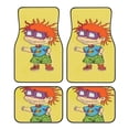 Car Floor Mats Set of 4Pcs, Unique Pattern Non Slip Front Rear Vehicle ...