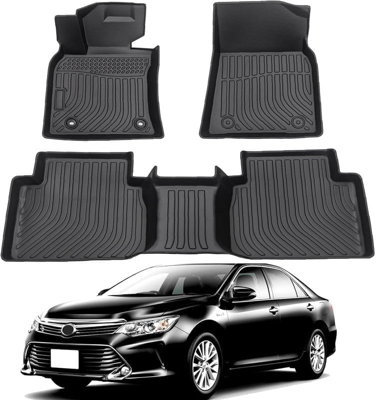 Car Floor Mats for 2018-2024 Toyota Camry - Custom Fit TPE Rubber Non ...