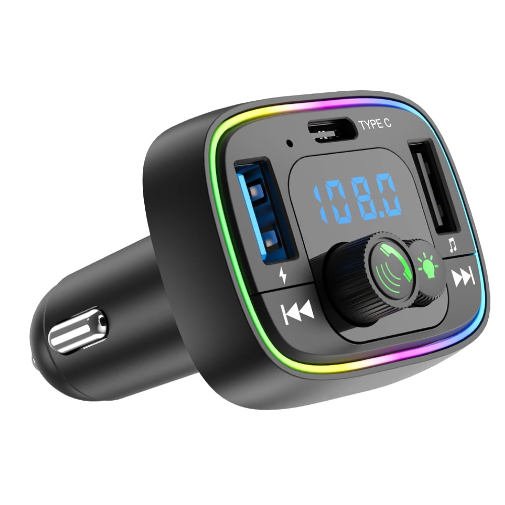 Kojooin Bluetooth Hands-Free CallingCar Fm Transmitter - Walmart.com