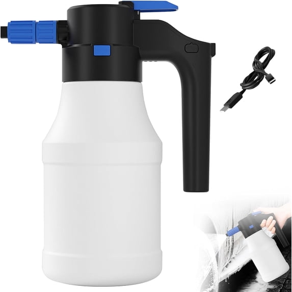 Car Foam Sprayer 1.5L Handheld Electric Foam Sprayer Type-C PP PE ...