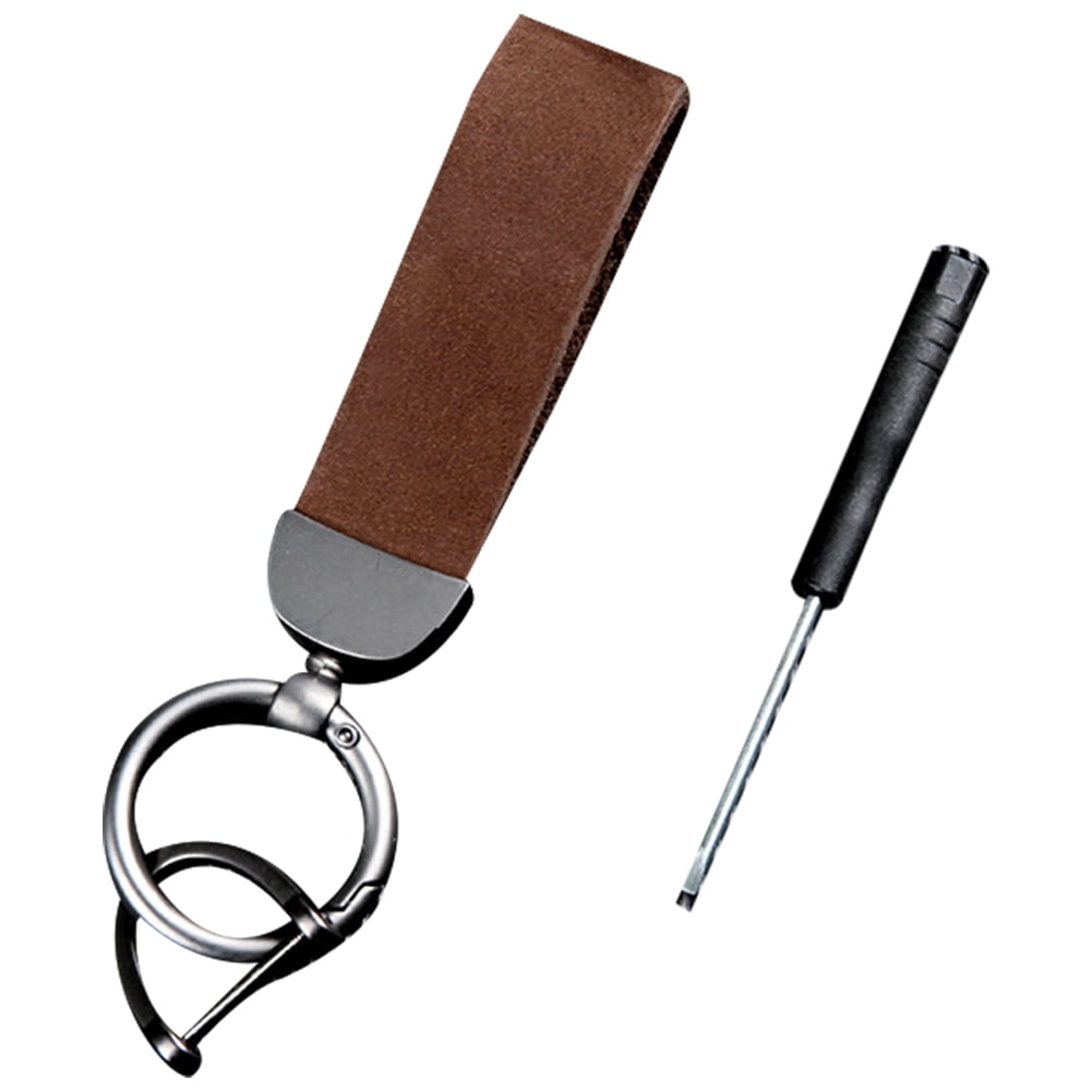 Car Fob Key Chain Genuine Leather Keychains Holder for Men and Women ...