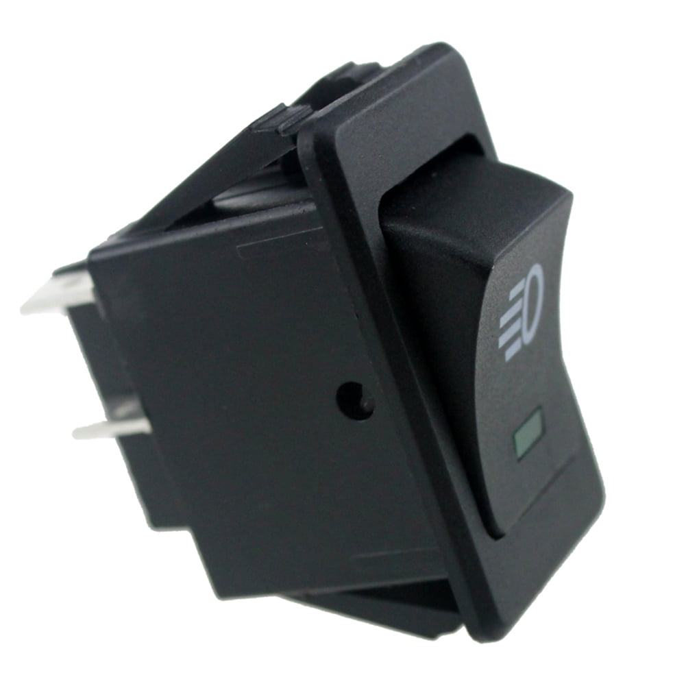 Car Fog Light Toggle Rocker Switch, 4 Pin 12V 35A ON/Off SPST Fog Lamp ...