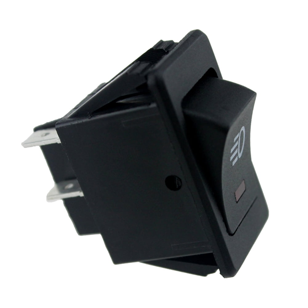 Car Fog Light Toggle Rocker Switch, 4 Pin 12V 35A ON/Off SPST Fog Lamp ...