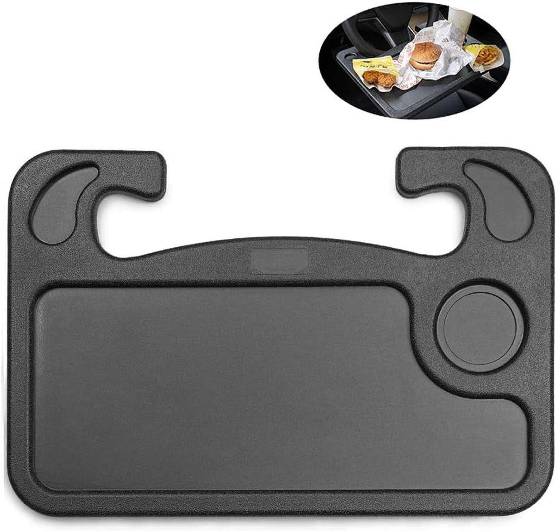 Car Food Tray Table, Steering Wheel Desk With Flat Surface, Ergonomic ...