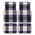 Car Foot Mat 4 Pcs Set Crystal Velvet Non Slip Bottom Quick Install ...