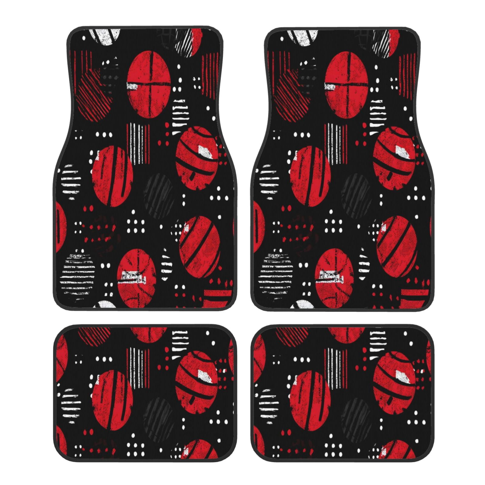 Car Foot Mat 4 Pcs Set Crystal Velvet Non Slip Bottom Quick Install ...