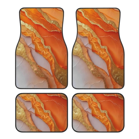Car Foot Mat Four Piece Set Crystal Velvet Non Slip Bottom Quick ...