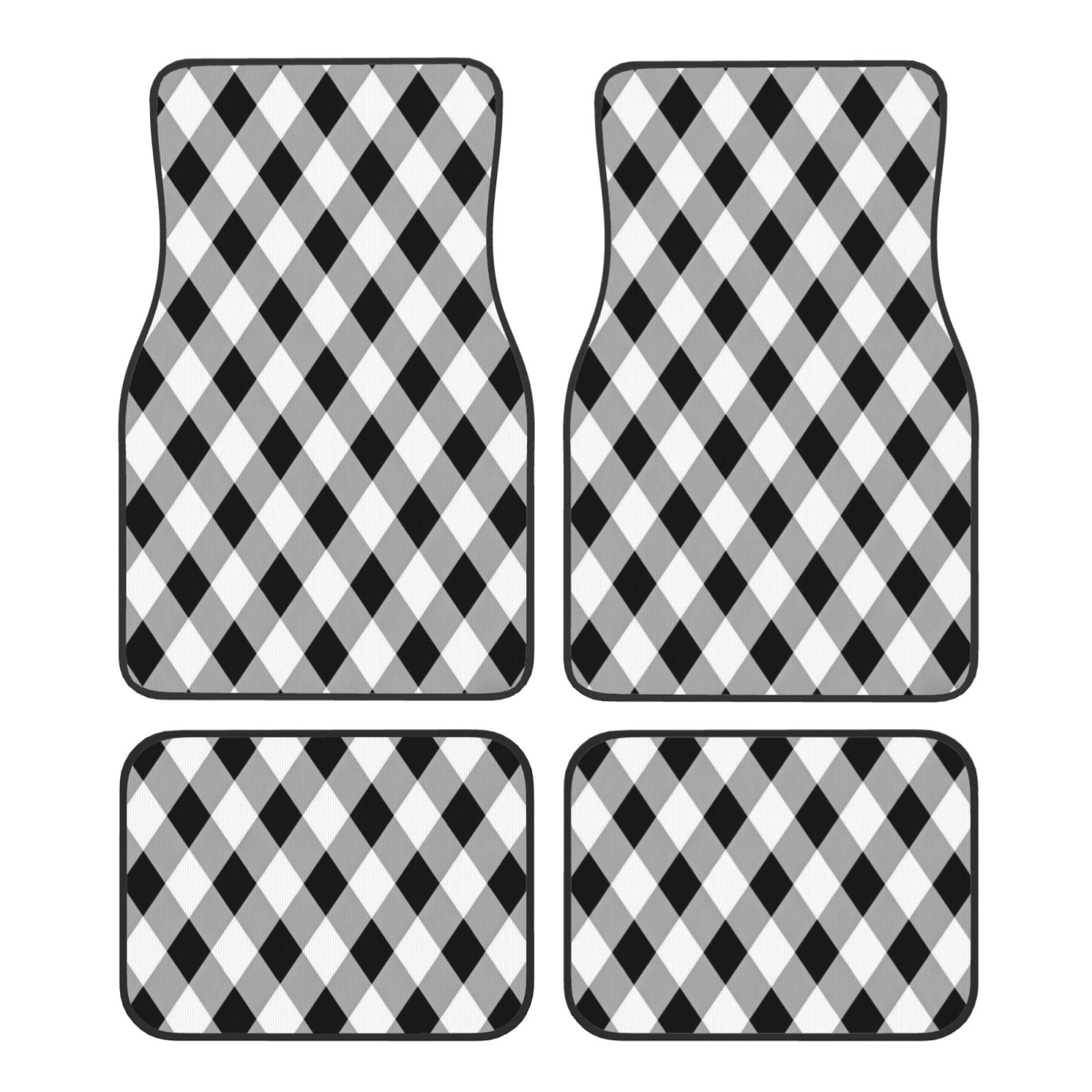 Car Foot Mat Four Piece Set Crystal Velvet Non Slip Bottom Quick ...