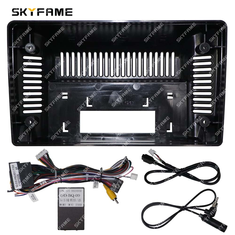 Car Frame Fascia Adapter Canbus Box Decoder Android Radio Dash Fitting ...