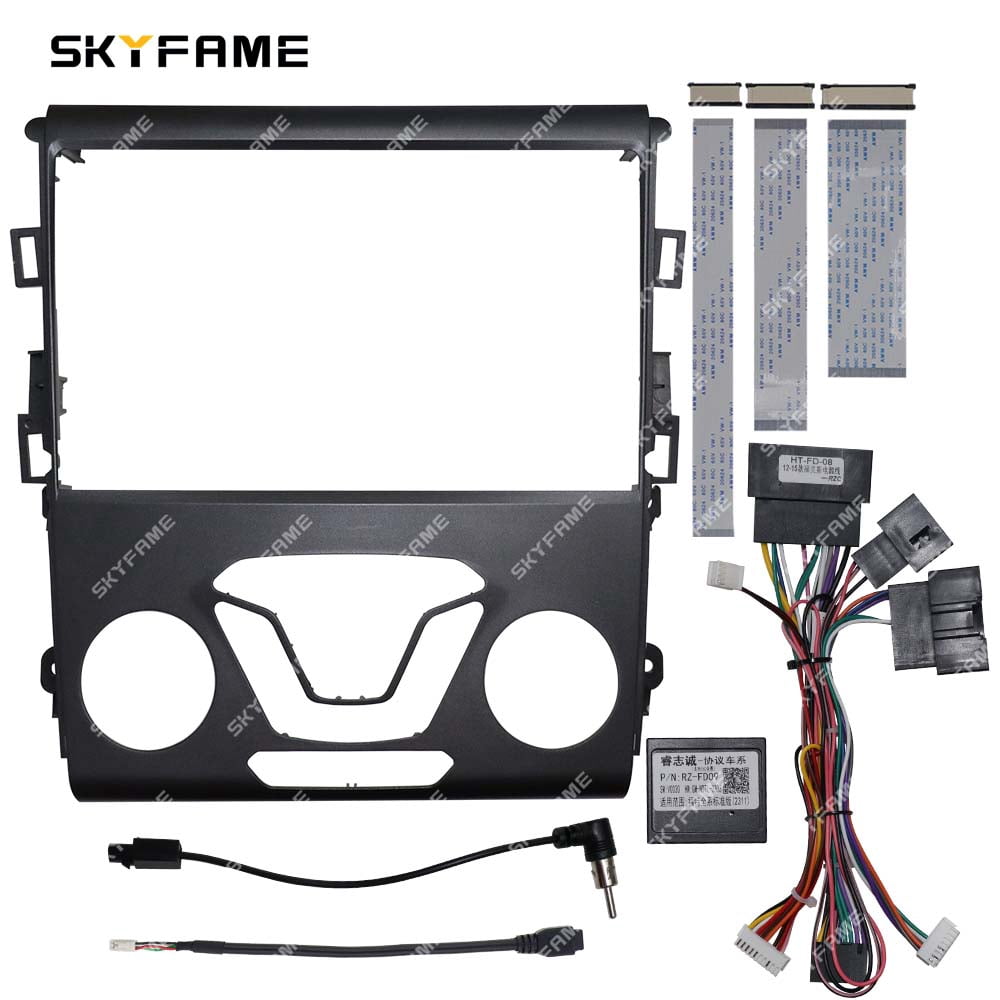 Car Frame Fascia Adapter Canbus Box Decoder Android Radio Dash Fitting ...