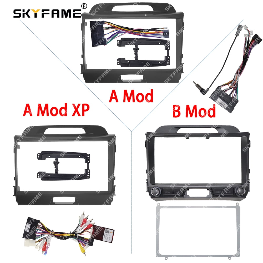 Car Frame Fascia Adapter Canbus Box Decoder Android Radio Dash Fitting ...