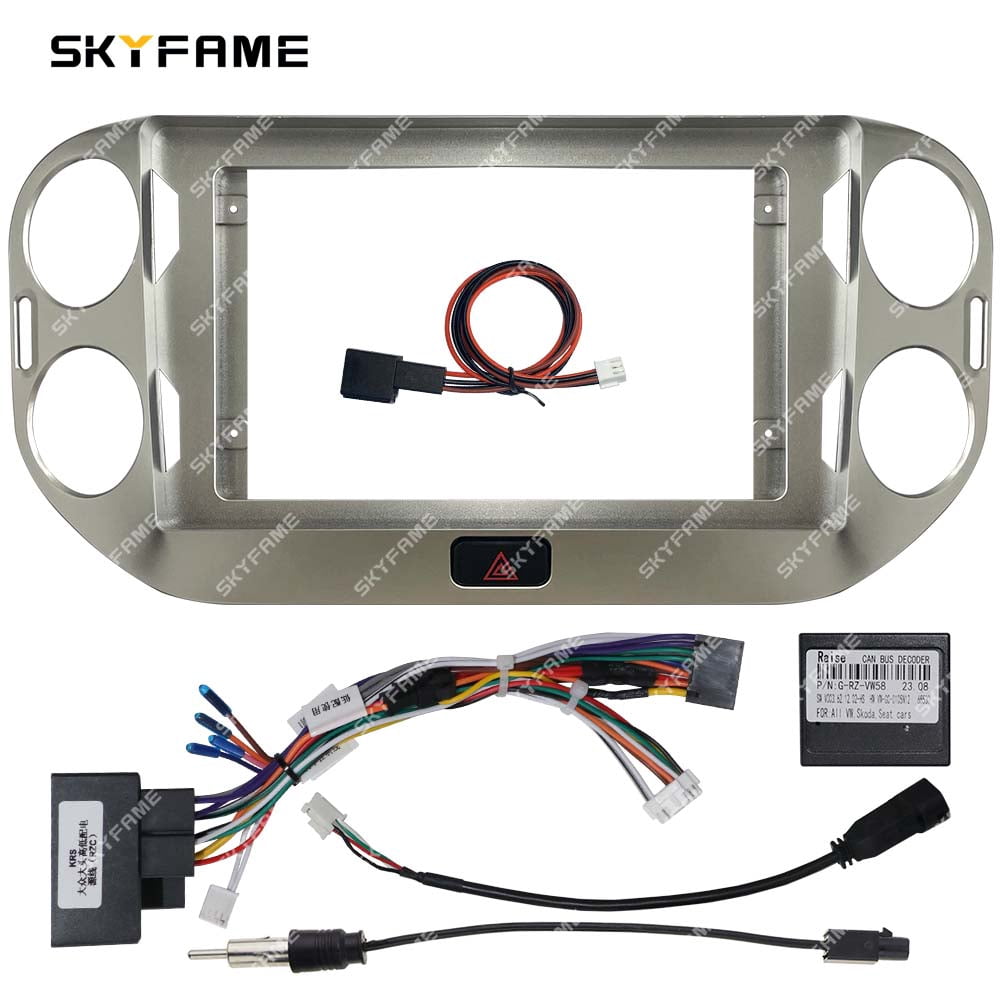 Car Frame Fascia Adapter Canbus Box Decoder Android Radio Dash Fitting ...