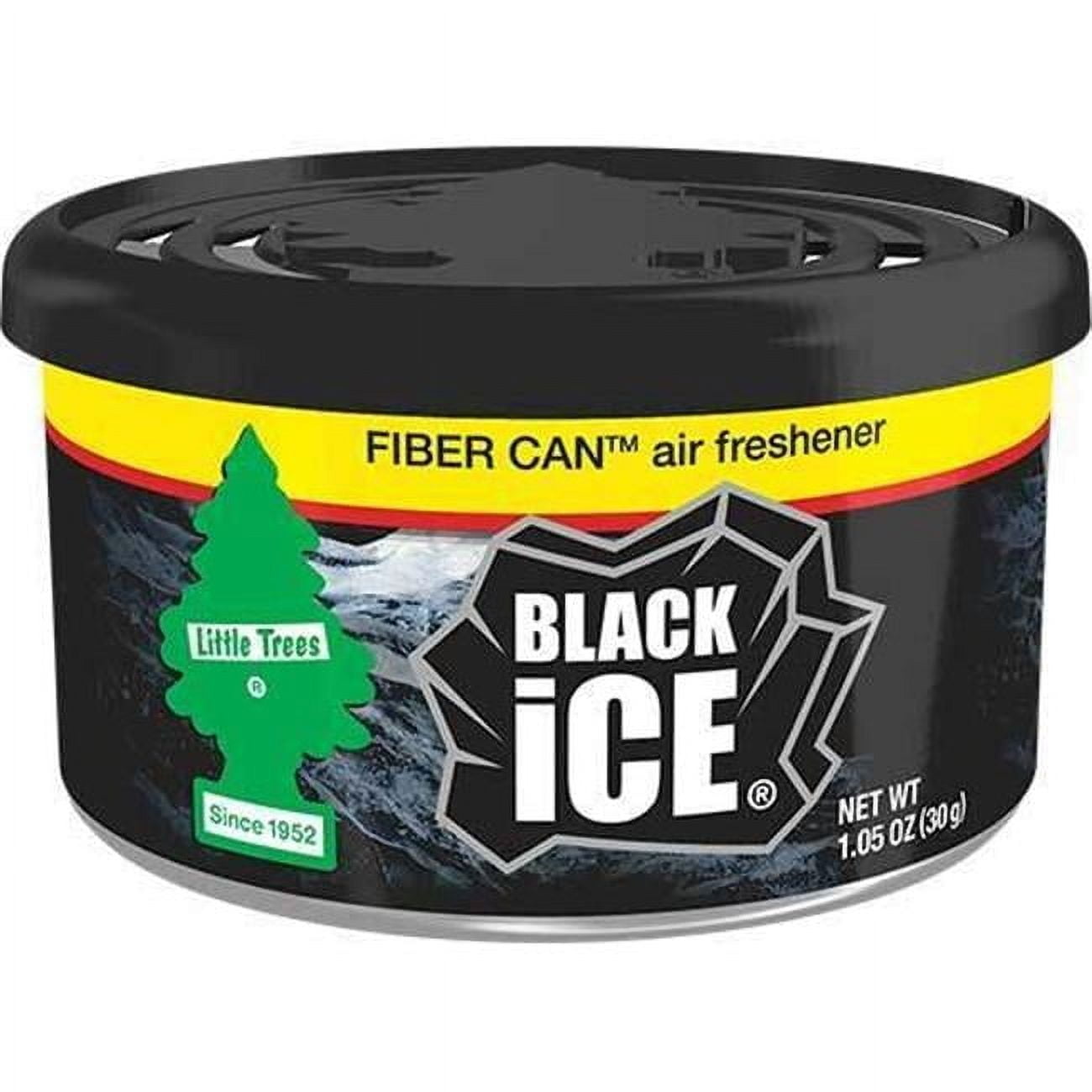 Car Freshner Little Trees Black Ice Fiber Can Air Freshener - Walmart.com