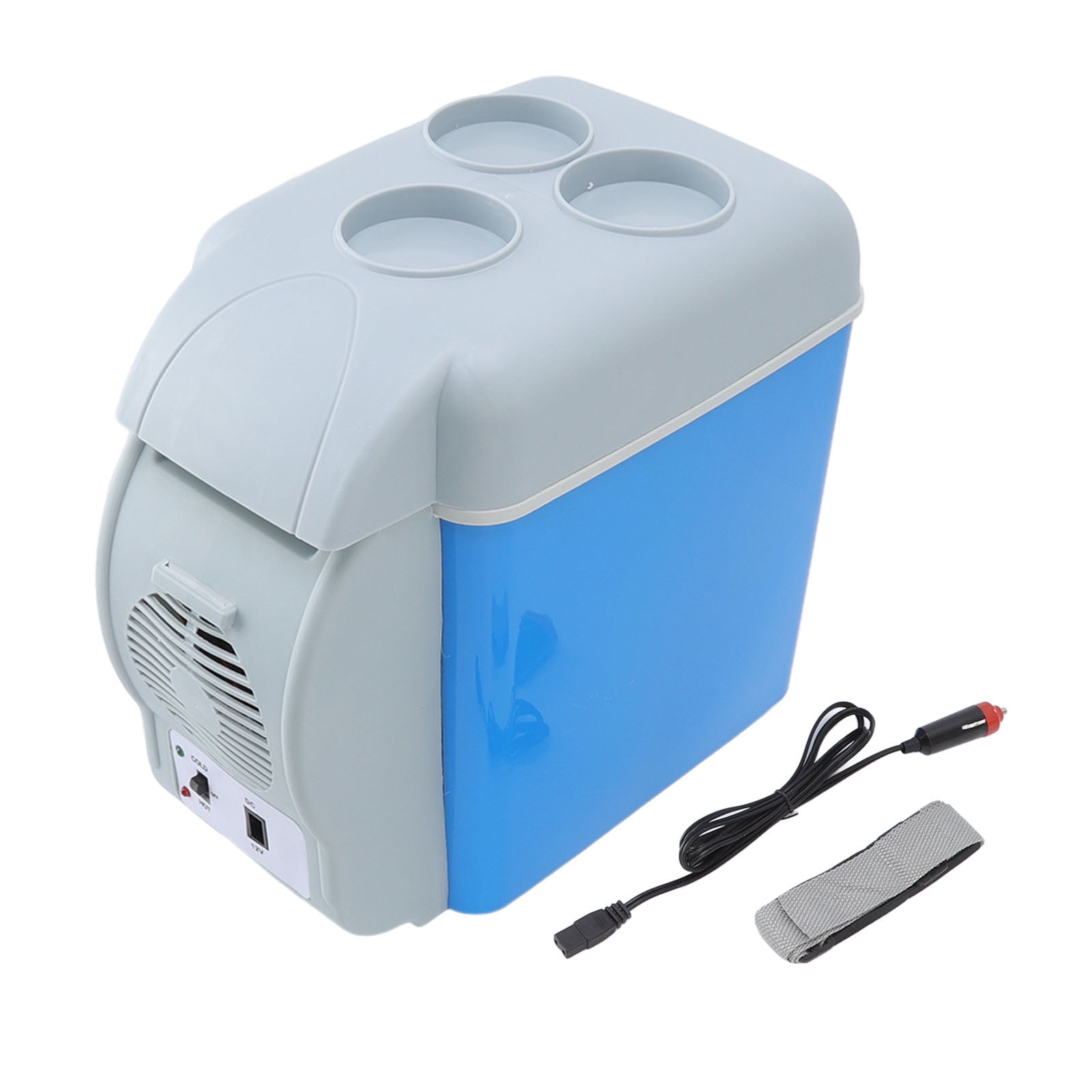Car Fridge 12V DC Power Supply Cold Warm Dual Use Electric Cooler ...