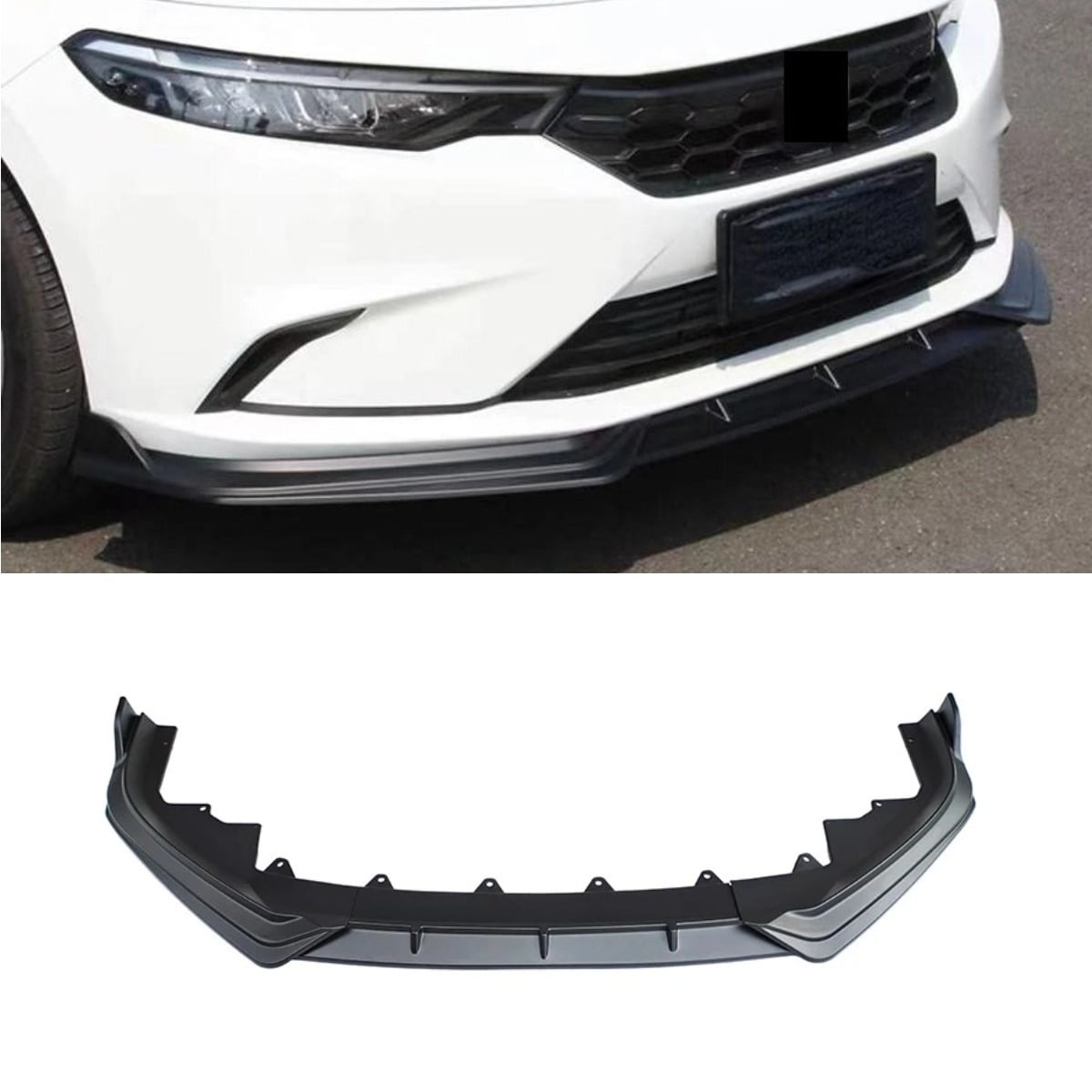 Car Front Bumper Lip Splitter Diffuser Spoiler Body Kit For Honda ...