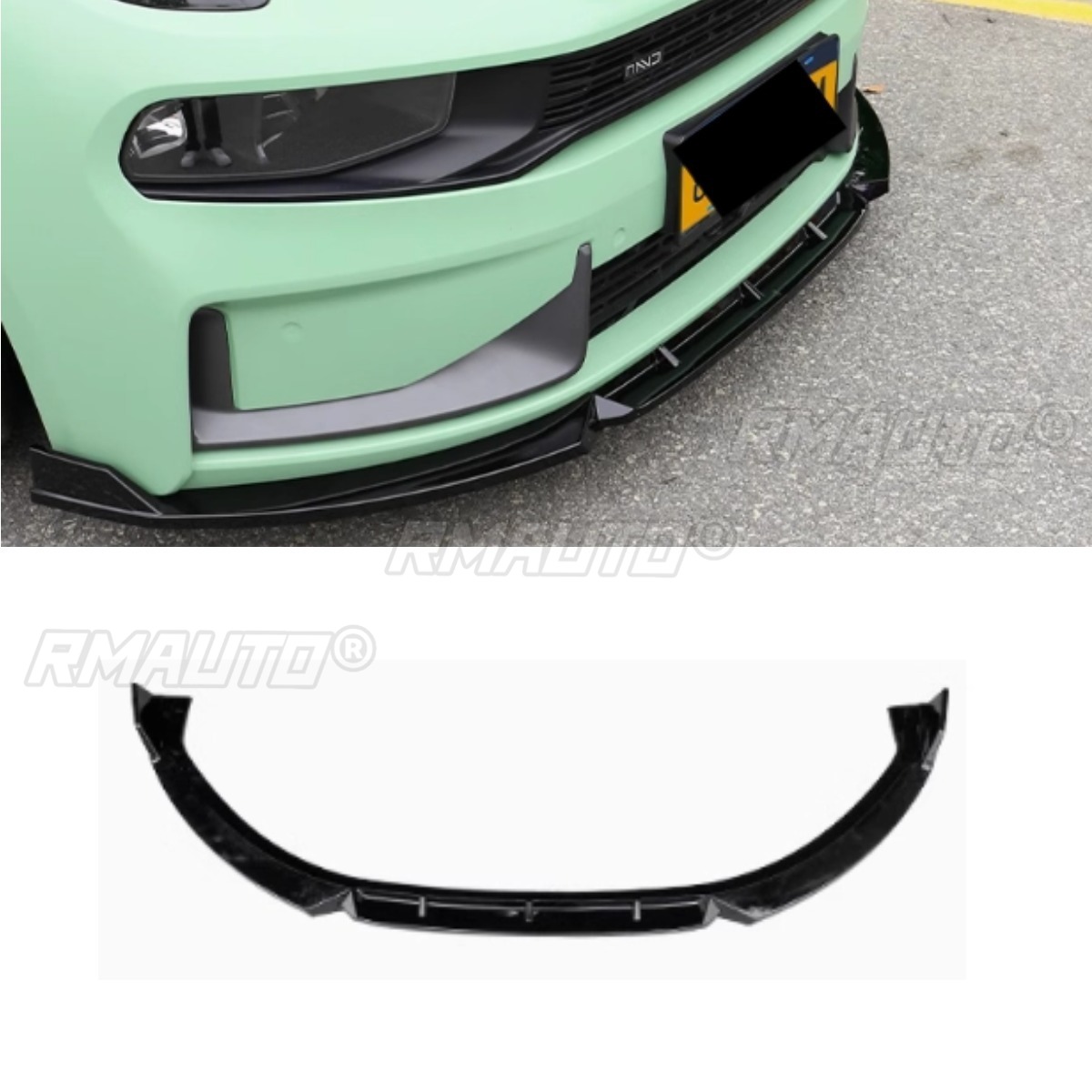 Car Front Bumper Lip Splitter Diffuser Spoiler Body Kit For LYNK&CO 03 ...