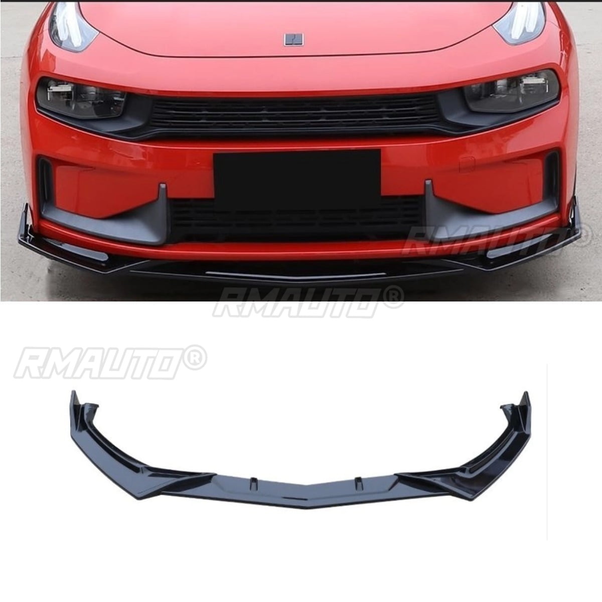 Car Front Bumper Lip Splitter Diffuser Spoiler Body Kit For LYNK&CO 03 ...
