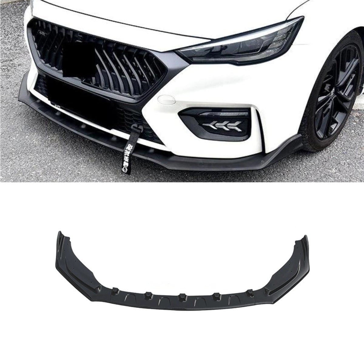 Car Front Bumper Lip Splitter Diffuser Spoiler Body Kit For Morris ...