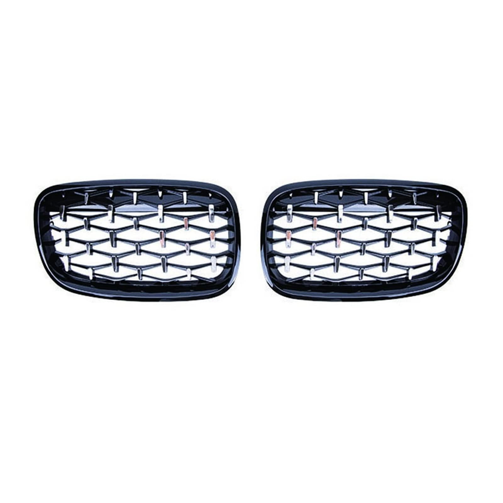 Car Front Bumper Mesh Grill Diamond Kidney Grille Compatible For BMW X5 ...