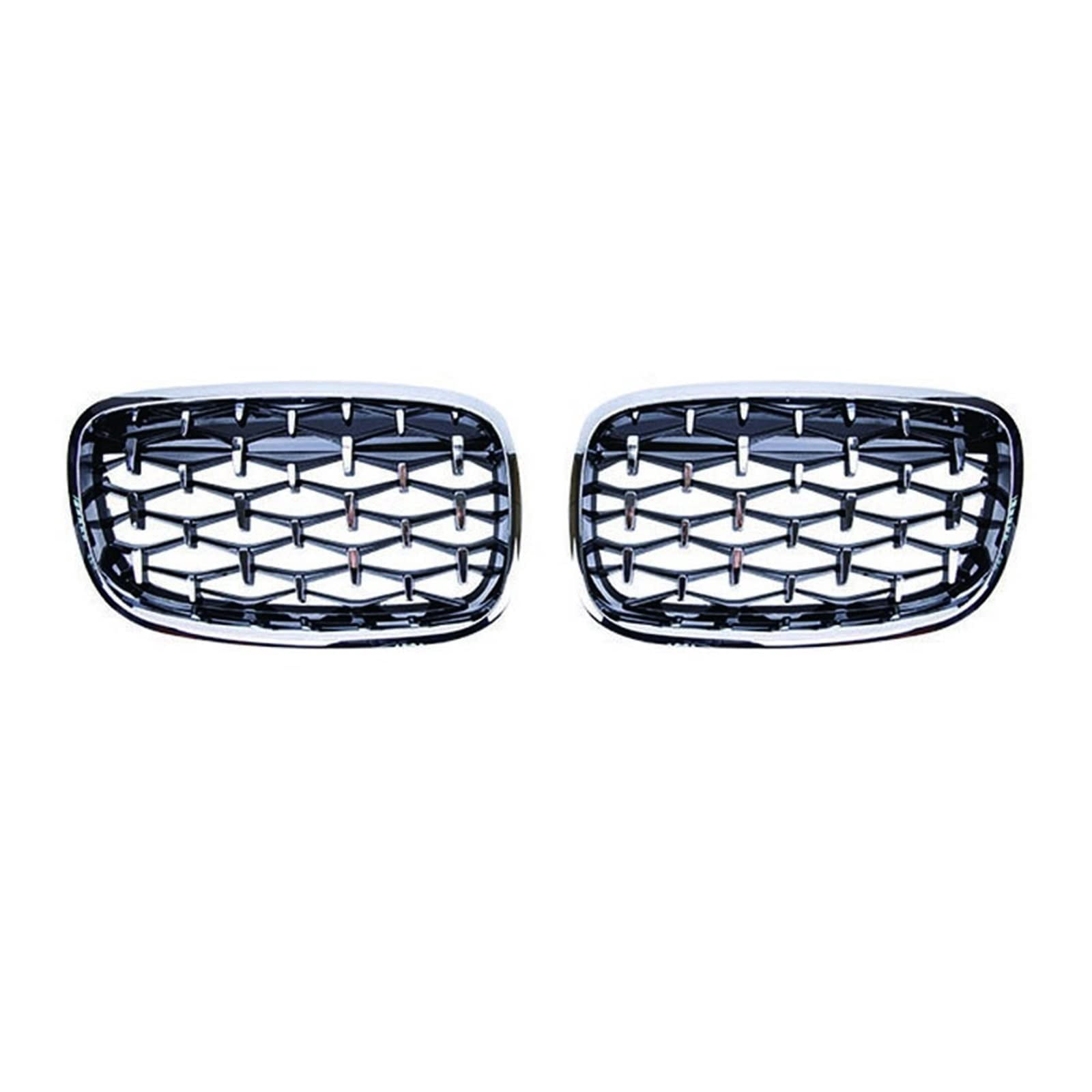 Car Front Bumper Mesh Grill Diamond Kidney Grille Compatible For BMW X5 ...