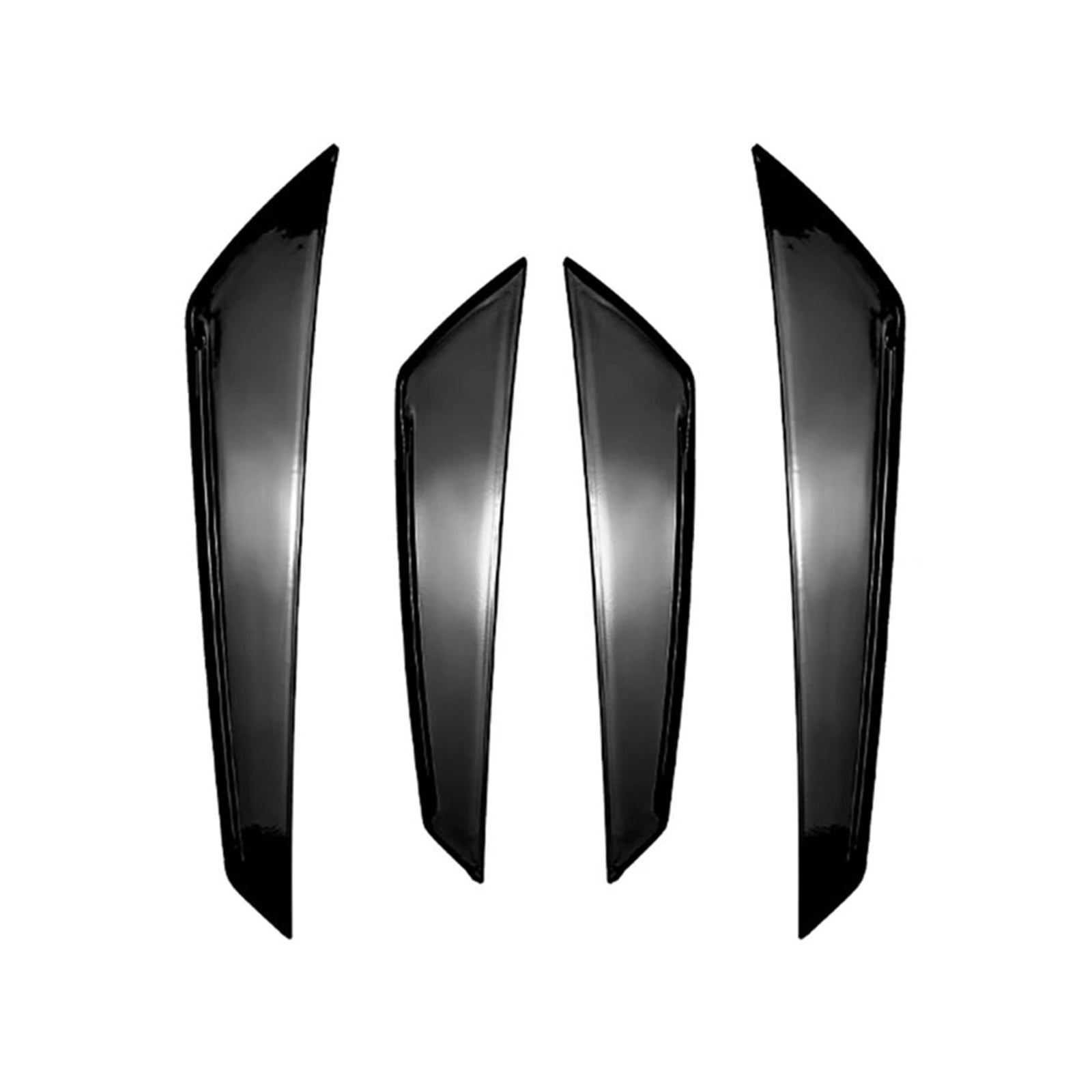 Car Front Bumper Outer Side Splitter Spoiler Canard Trim For Subaru WRX ...