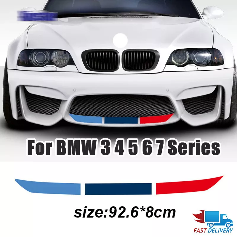 Car Front Bumper Stickers M Performance Stripe Decal For BMW 3 4 5 6 7 ...