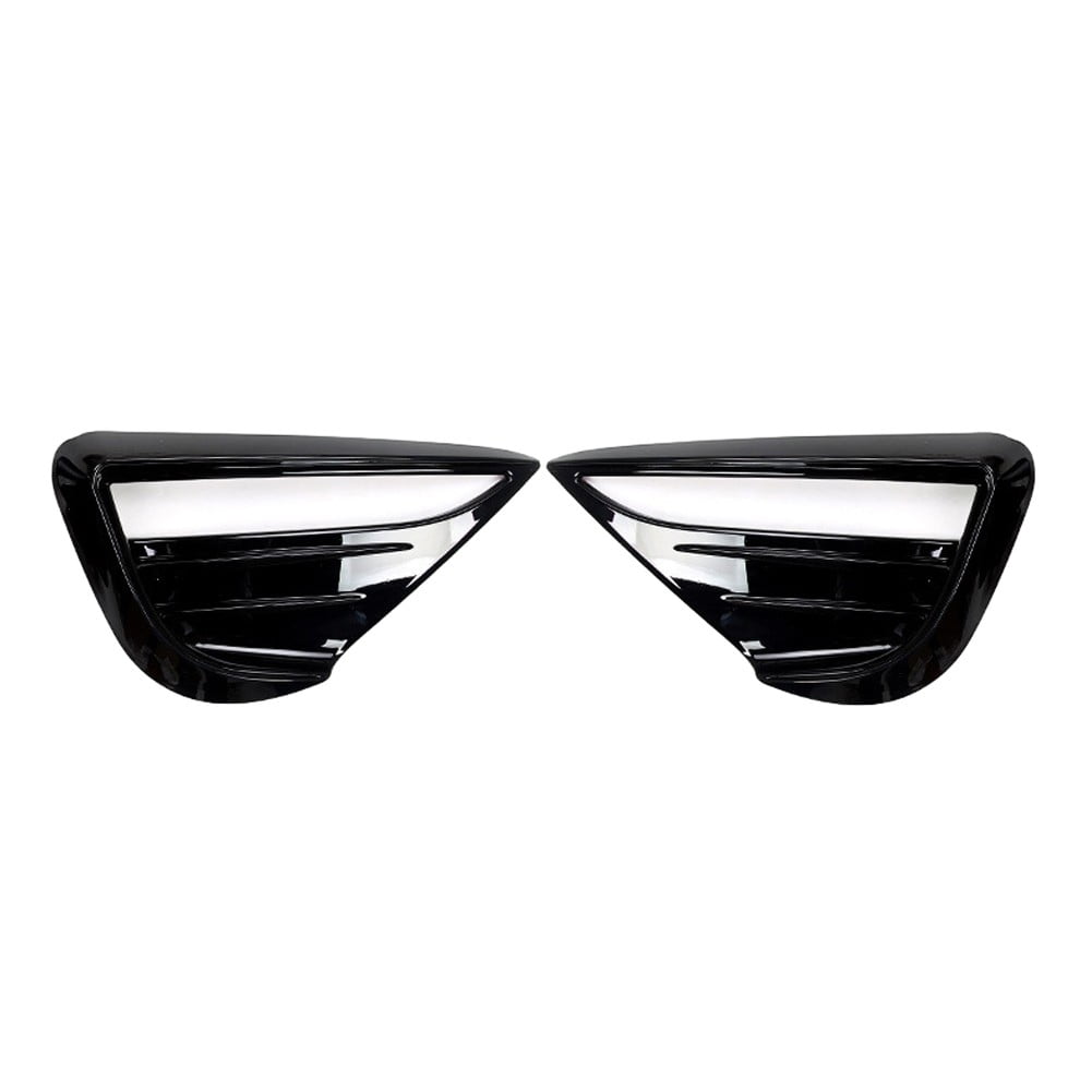 Car Front Fog Light Hoods Eyebrow Cover Trim For Tesla for Model Y 2021 ...