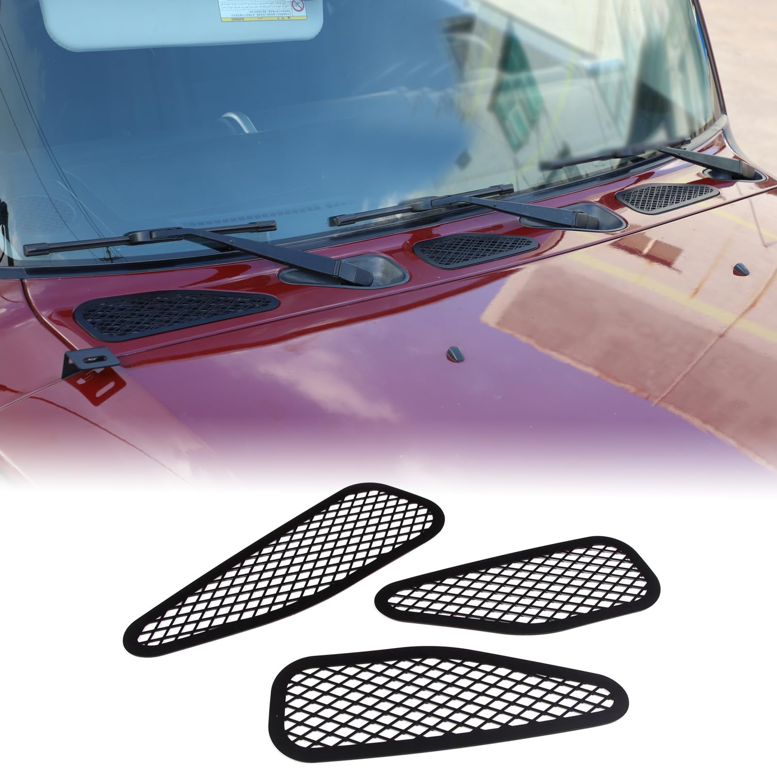 Car Front Hood Air SSF20 Vent Cover Fit Cruiser 2007-2021 Car Front ...