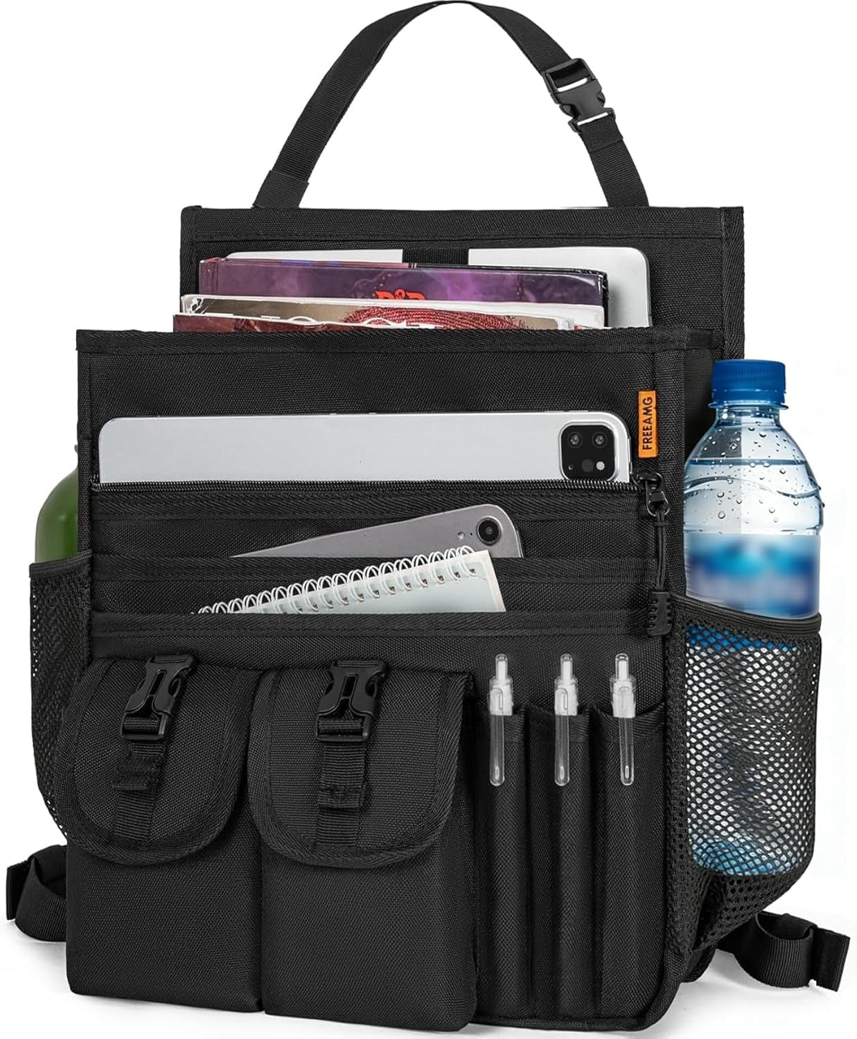 Car Front Seat Organizer Backseat with Dedicated Tablet Laptop Storage ...