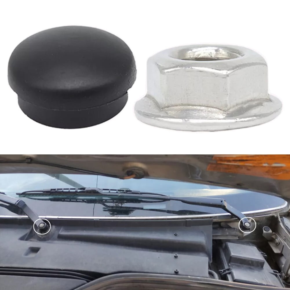 Car Front Windscreen Wiper Nut Cap Bolt Rocker Cover Kits 1J0955205A ...