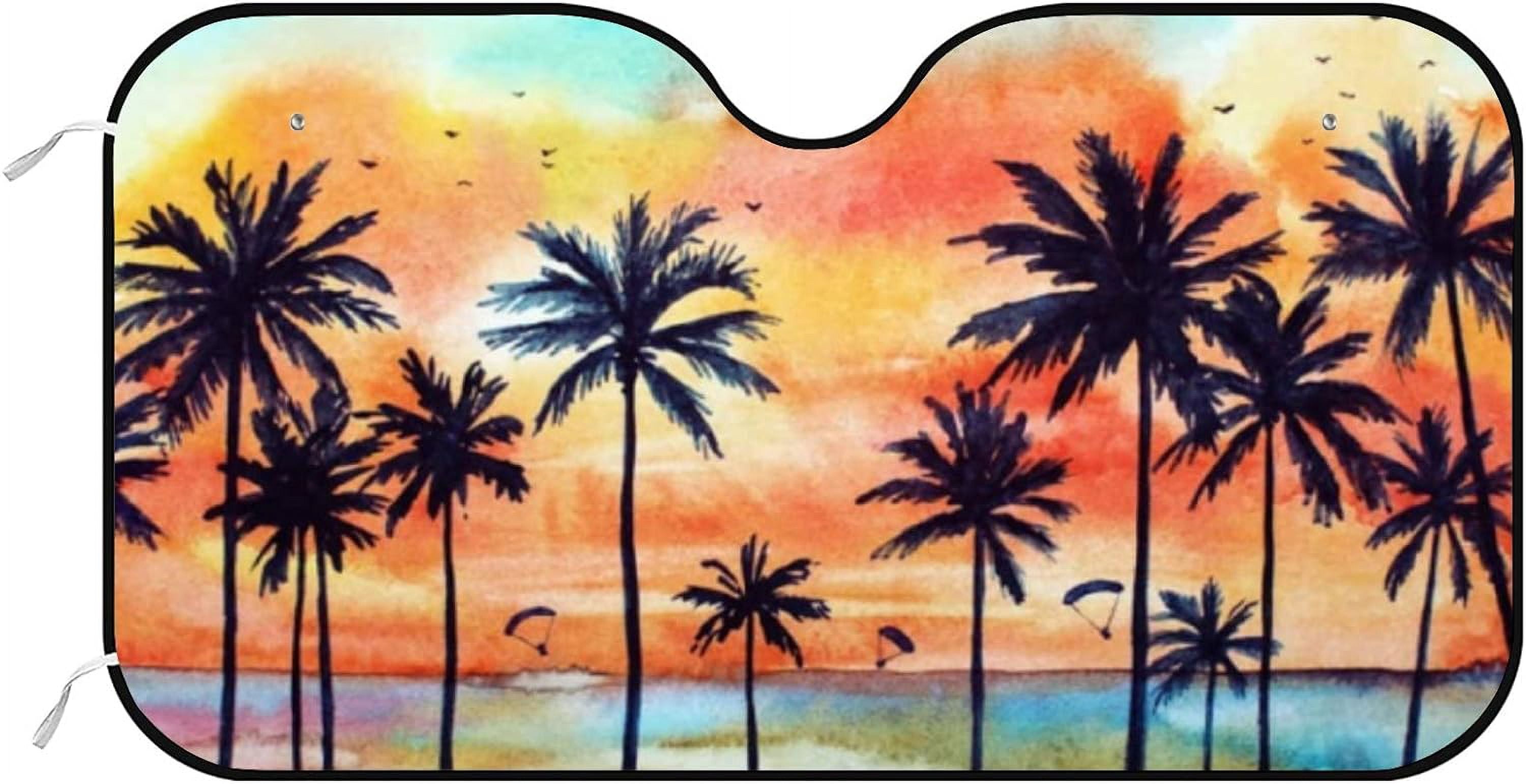 Car Front Windshield Sunshade UV Heat Protection, Foldable Auto ...