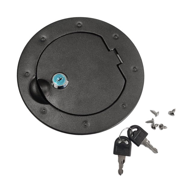 Car Fuel Filler Door Cover Gas Tank Lock Fits - Walmart.com