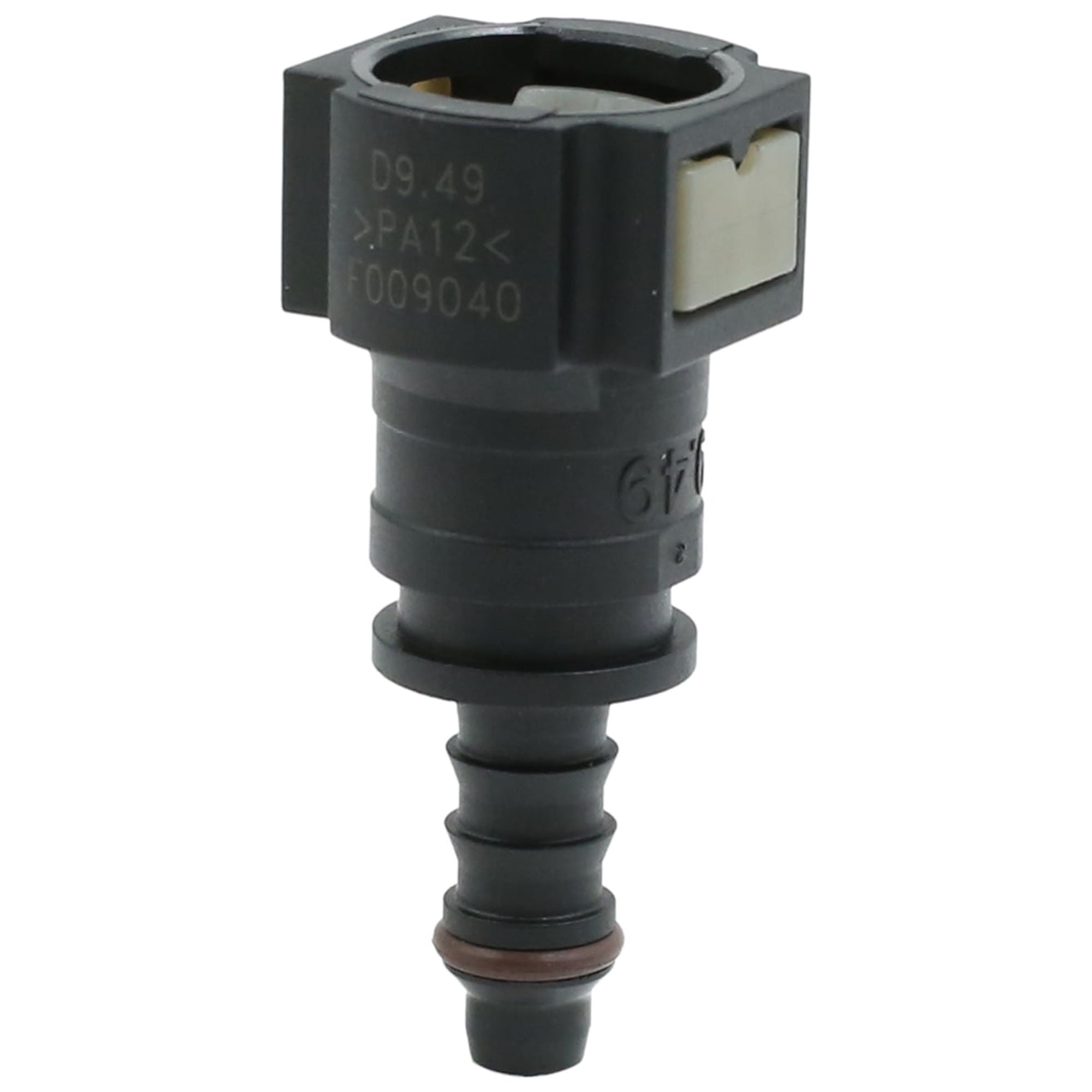 Car Fuel Line Hose Pipe Quick Release Female Connector 9.49mm ID6 Black ...