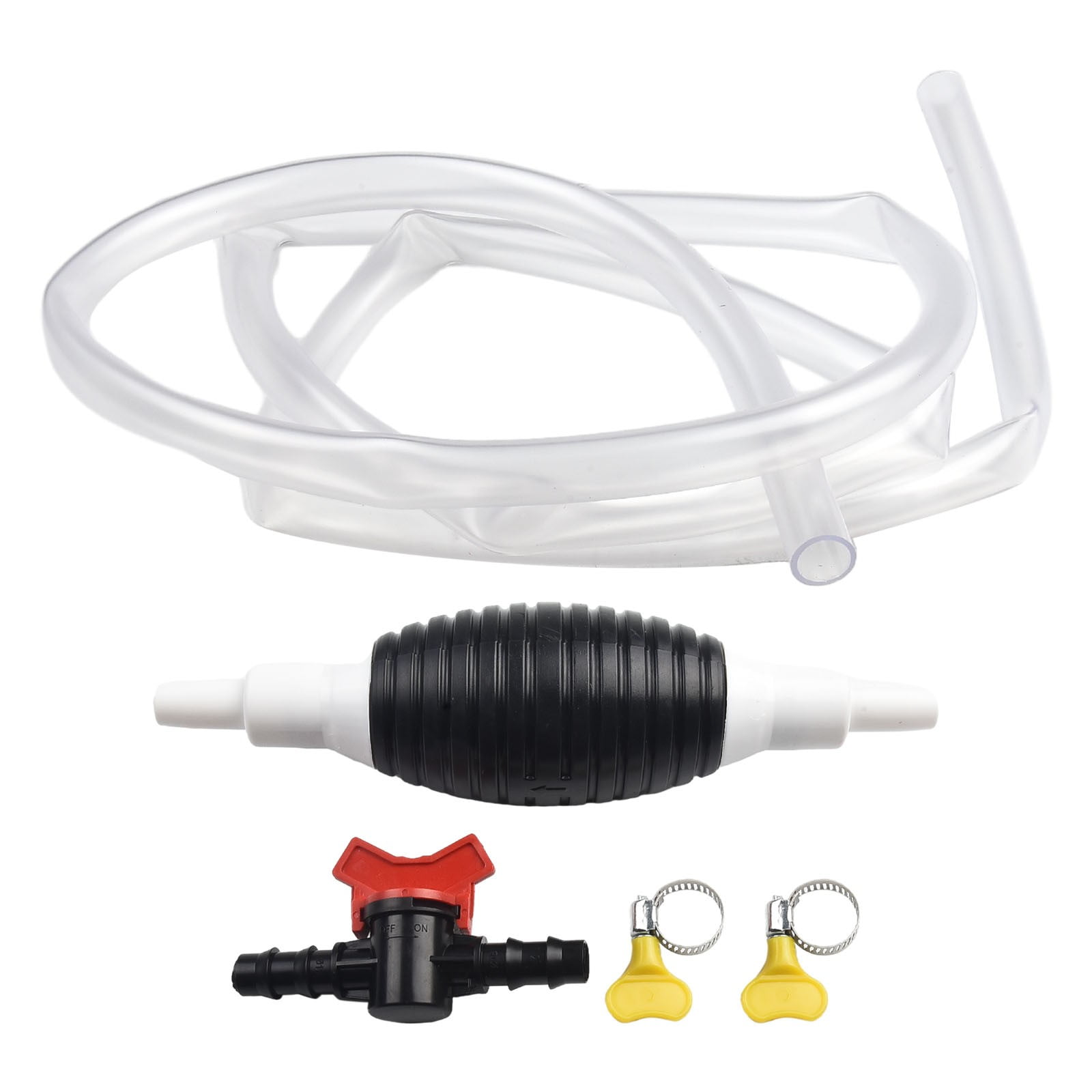 Car Fuel Tank Sucker Oil Transfer Manual Pump Petrol Diesel Liquid+PVC ...
