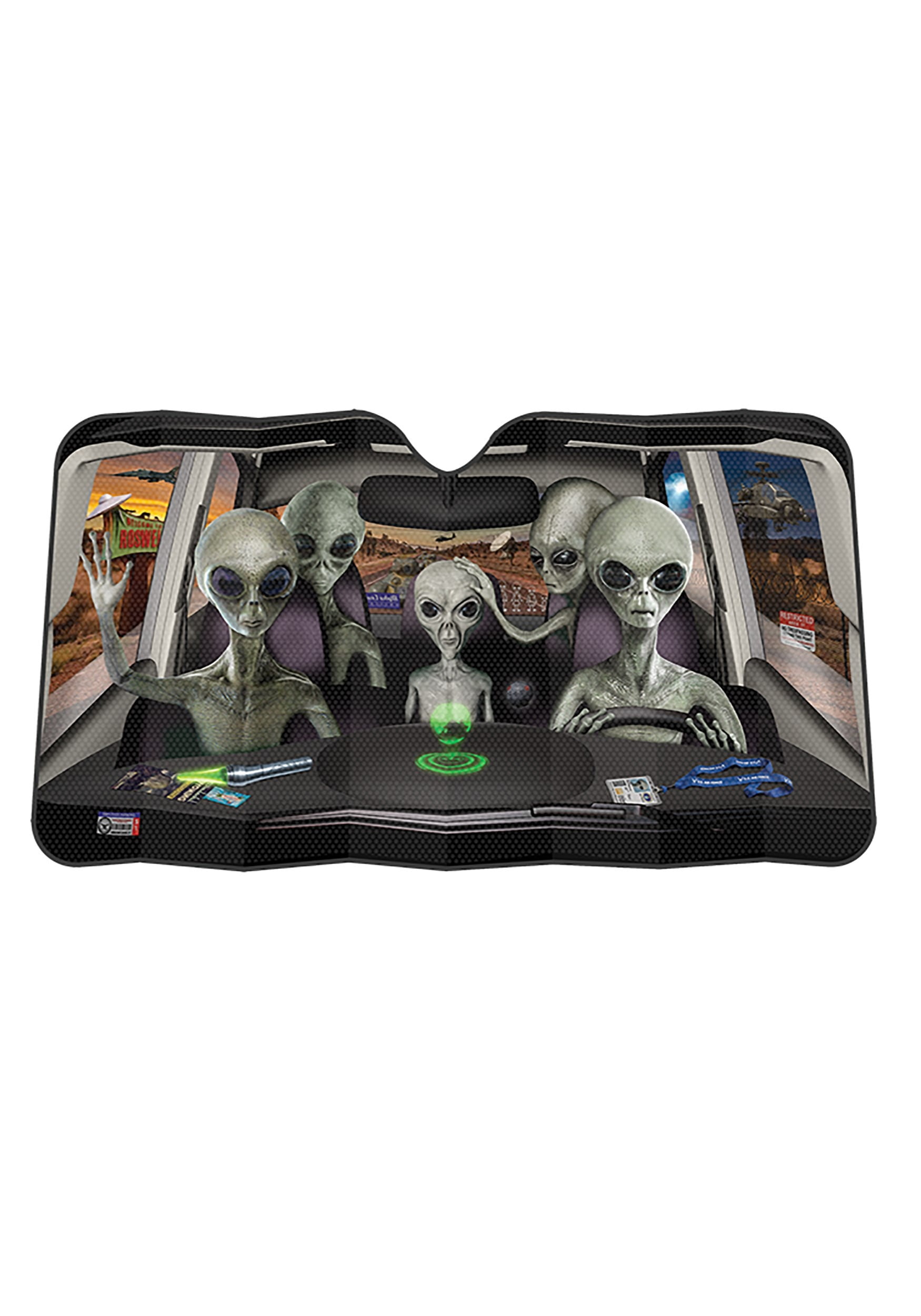 Car Full Of Aliens Car Sunshade - Walmart.com