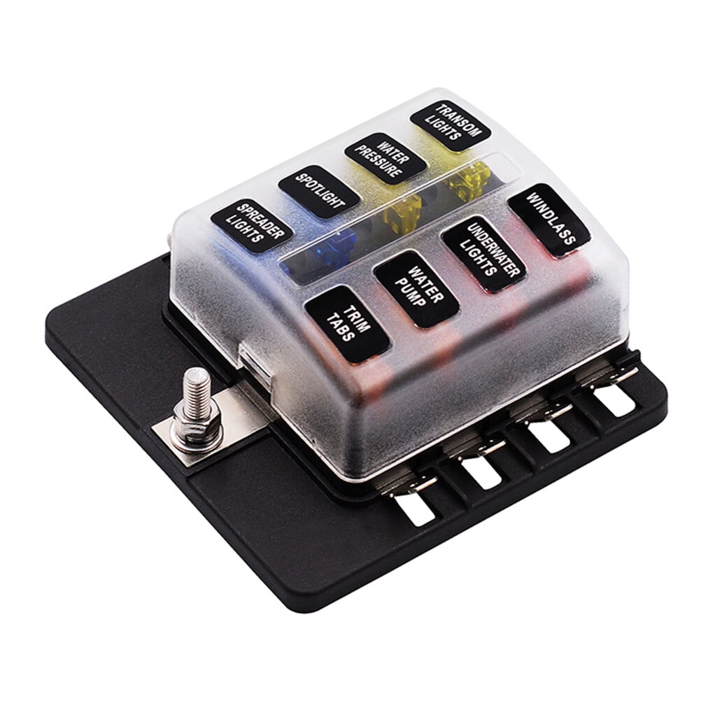 Car Fuse Box Holder with Wiring Terminal and - Walmart.com