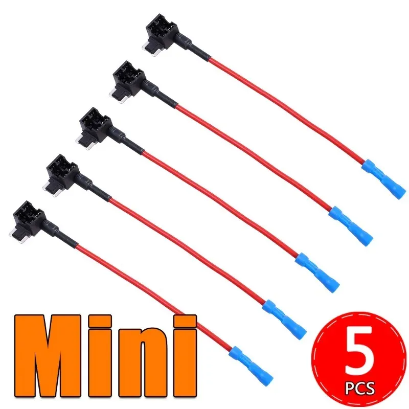 Car Fuse Holder Add-a-circuit TAP Adapter Standard ATM APM Piggy Back ...