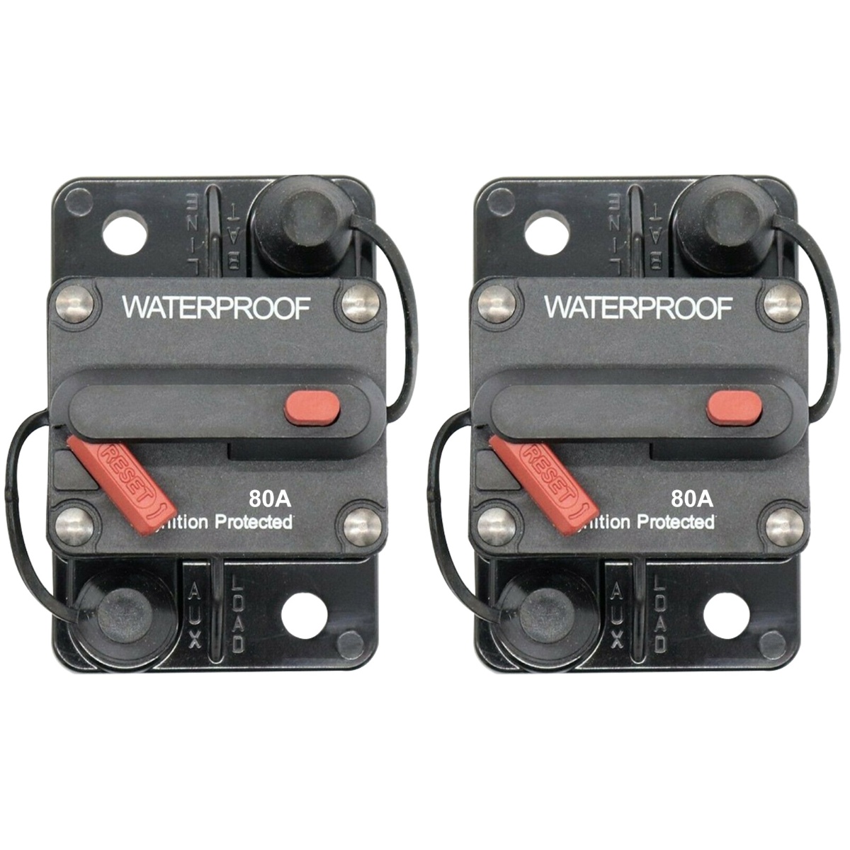 Car Fuse Manual Reset Stereo Power Circuit Breaker Mini Amp 24 V~36V ...