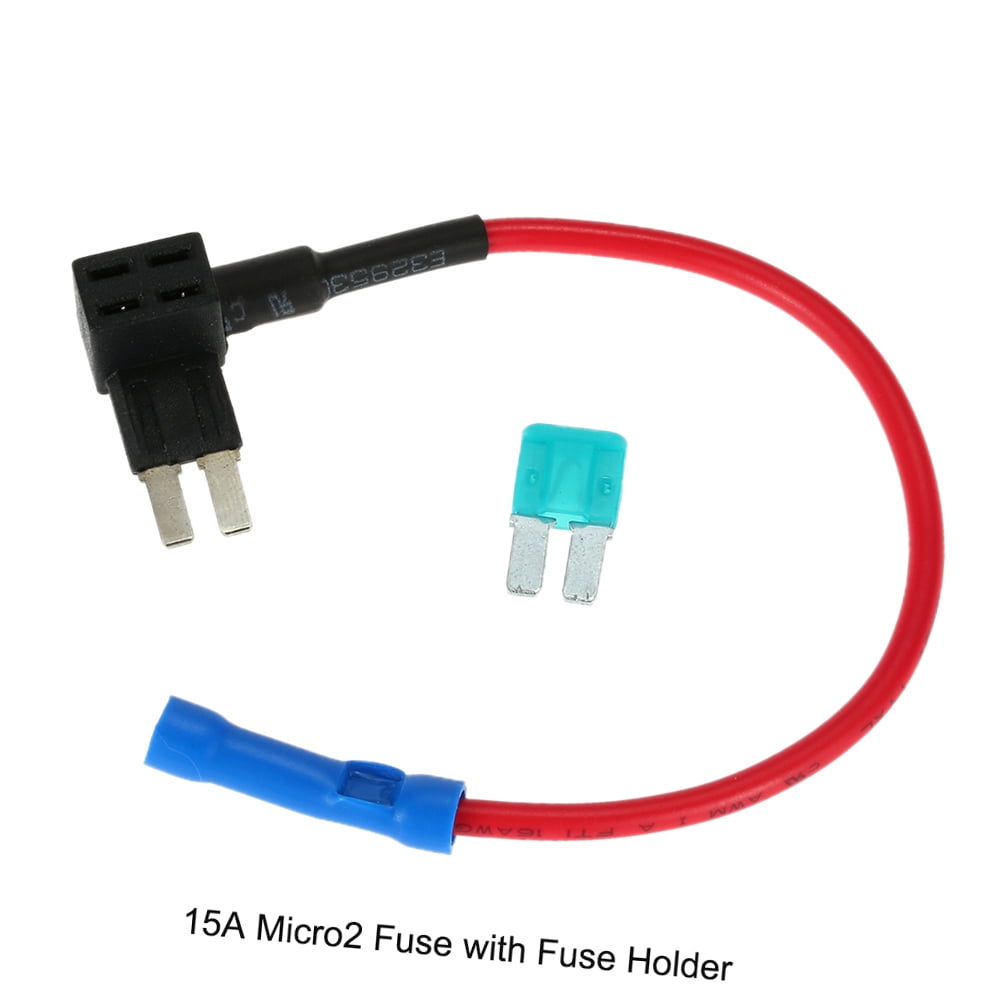 Car Fuse,Micro2 Ii 32v 15a Car Fuse Micro2 Fuse Adapter Add A Car Fuse ...