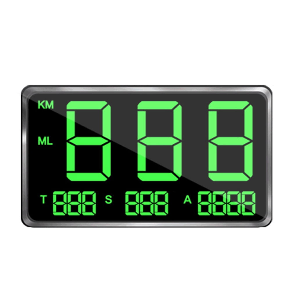 Car GPS Speed Head Up Display HUD MPH Digital Speedometer Altitude C80 ...