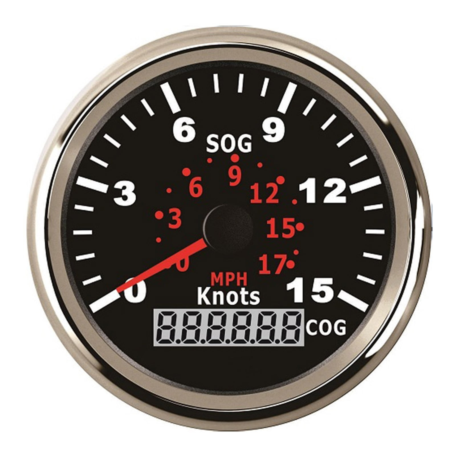 Car GPS Speedometer 15Knots 17MPH LCD Speed Gauge For Automobile ...