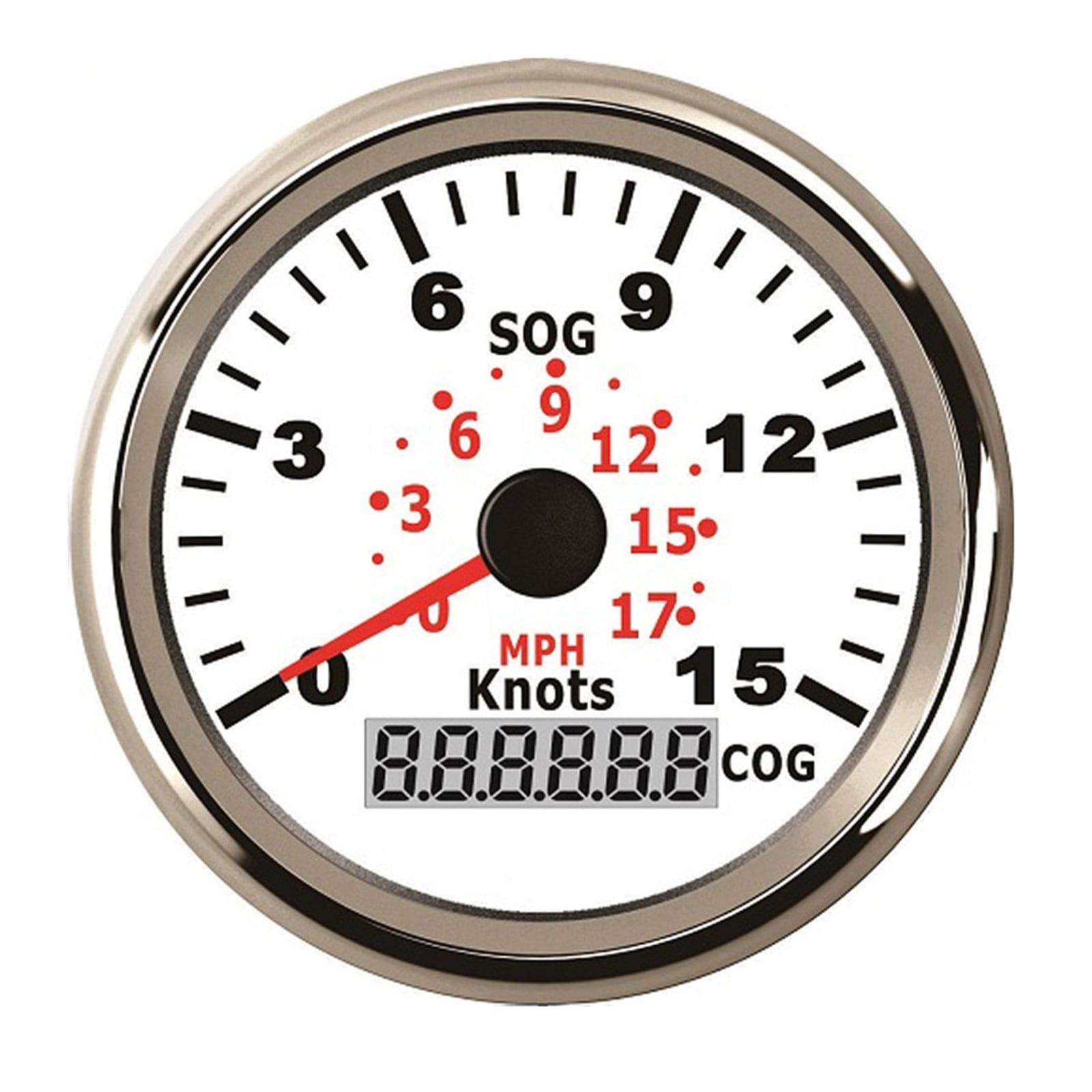 Car GPS Speedometer 15Knots 17MPH LCD Speed Gauge For Automobile ...