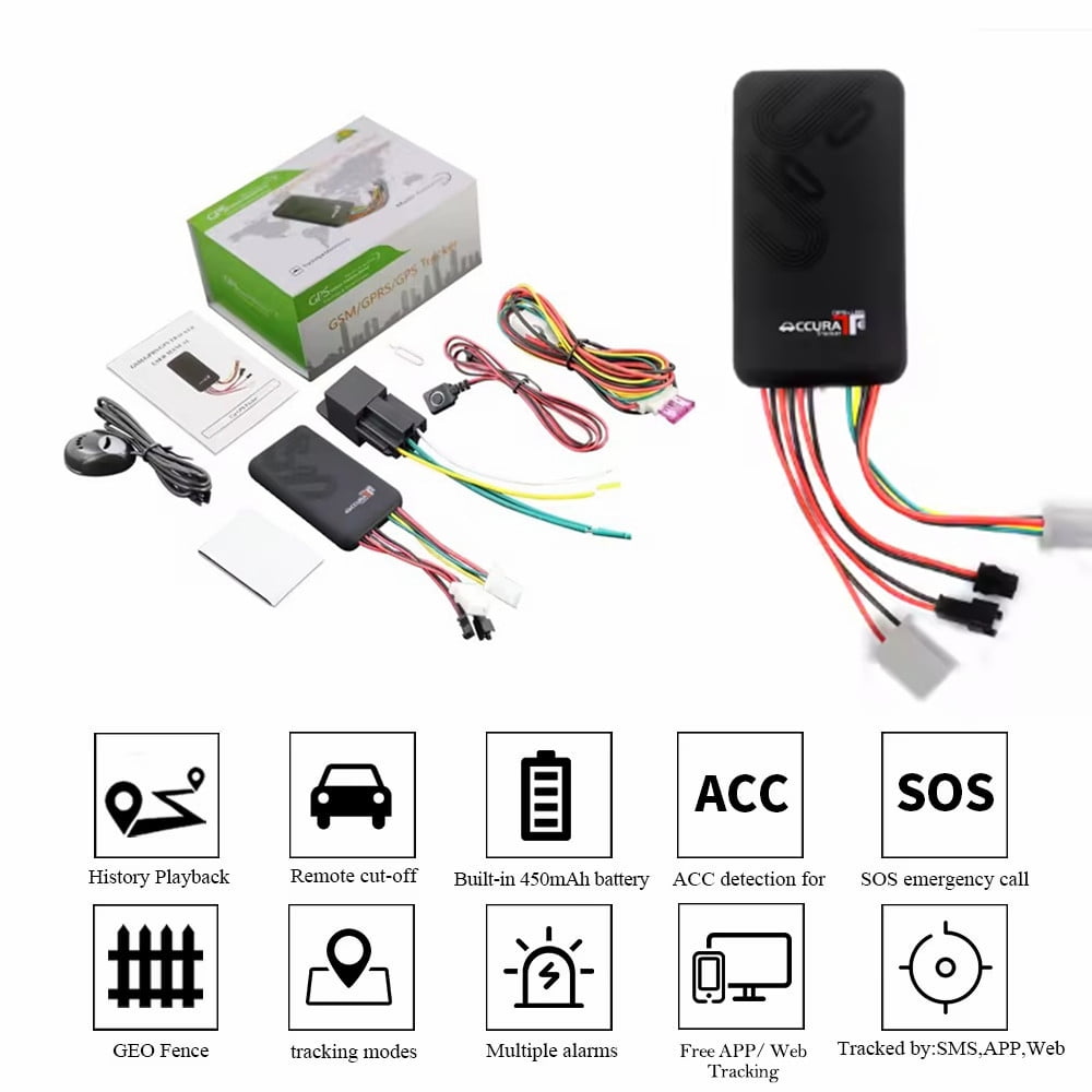 Car GPS Tracker GT06 GSM GPRS Vehicle Tracking Device Monitor Locator ...