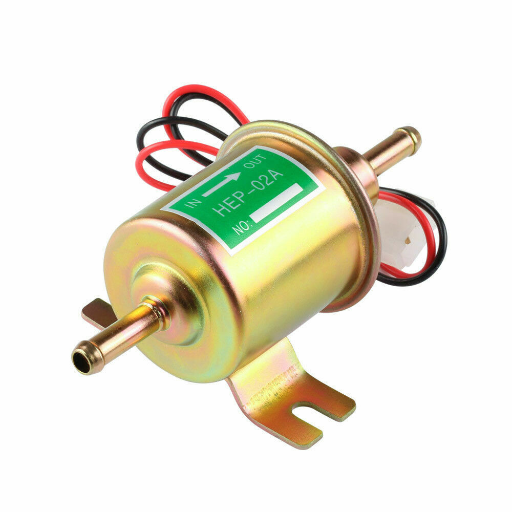 Car Gas Diesel Fuel Pump Inline Low Pressure 24V Electric Fuel Pump For ...