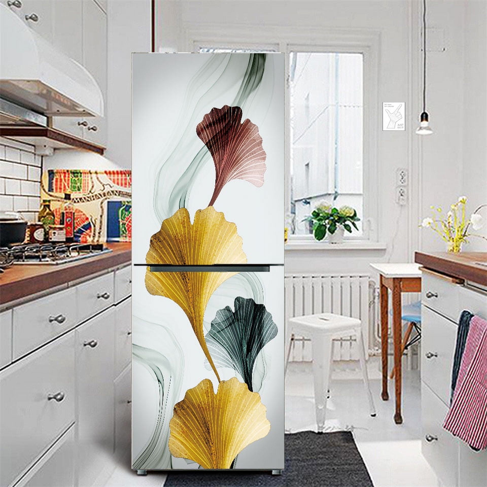 Car Gas Station Wallpaper For Fridge Self-Adhesive Waterproof Kitchen ...