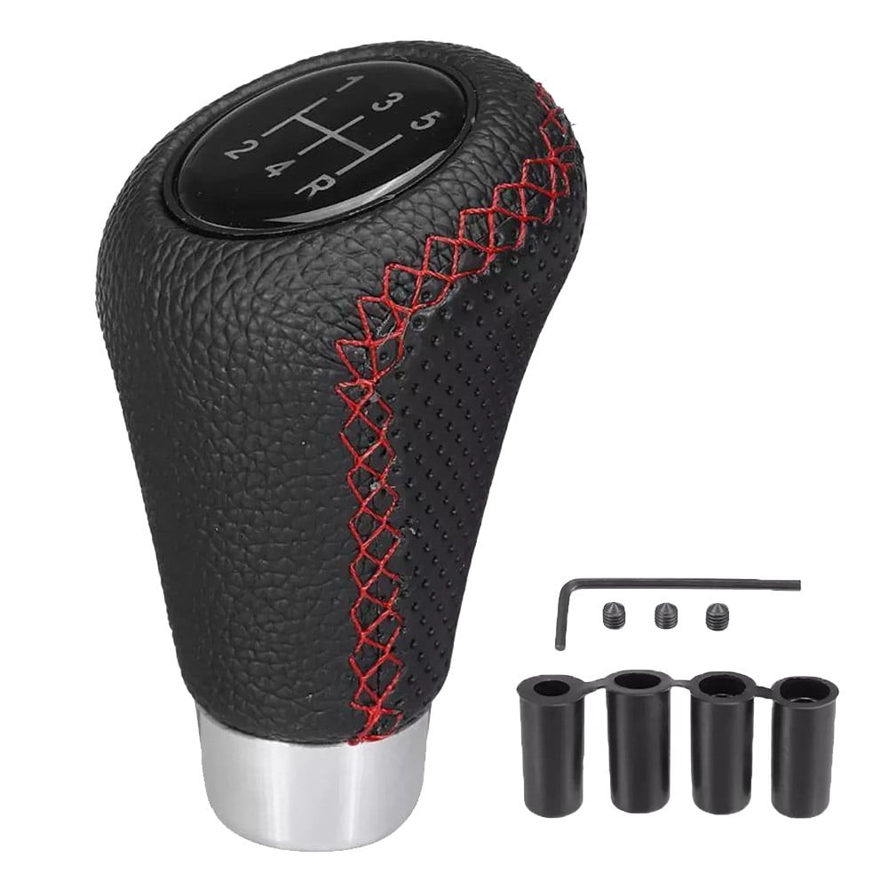 Car Gear Shift Knob 5 Speed Auto Manual Gear Lever Shifter Knob PU ...