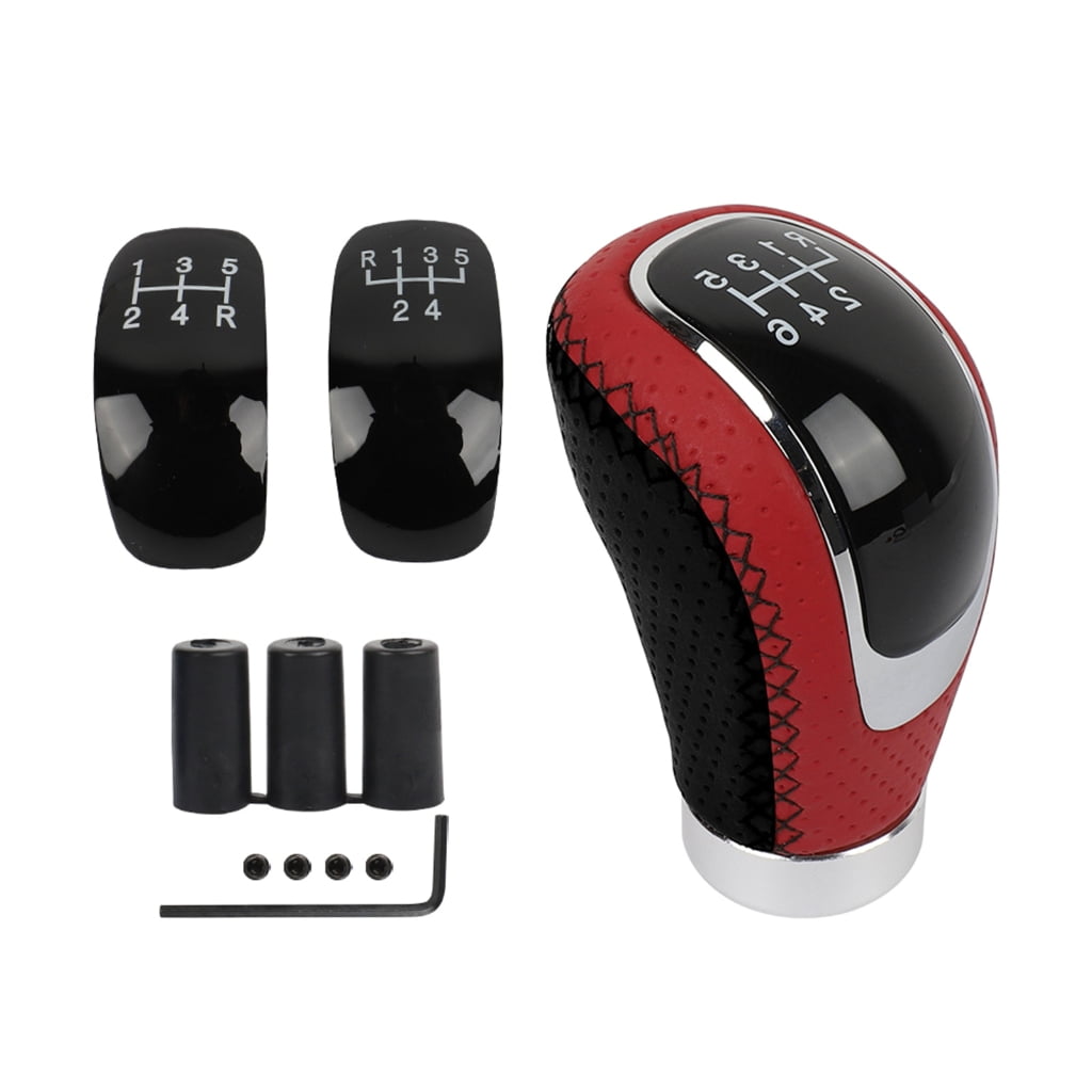 Car Gear Shifts Knob Shifter Lever Handle Stick 5/6 Speed Transmissions ...