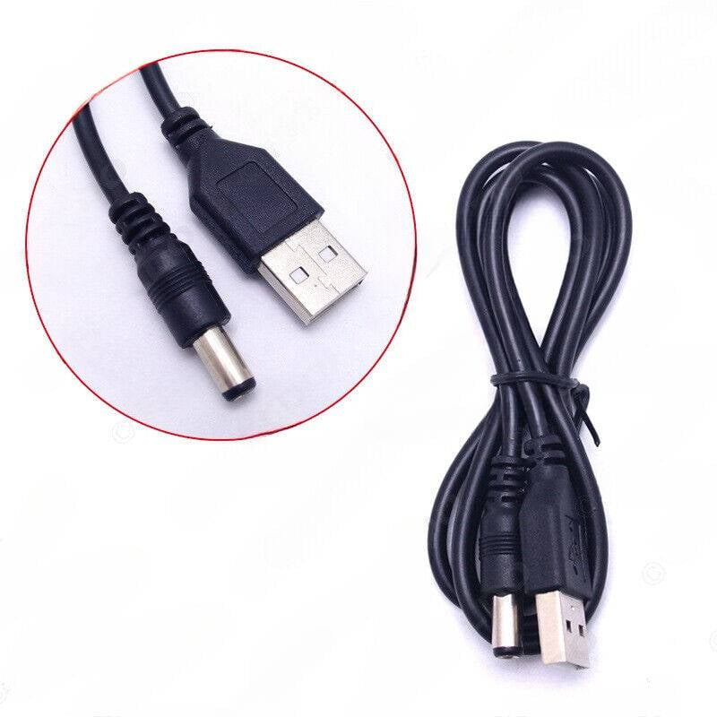 Car General USB 2.0 Port to 5.5mm Power Cable USB to DC Adapter Cable ...